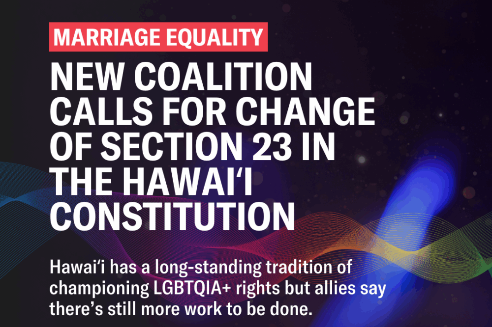 Marriage Equality Advocates Form New Coalition to Change Section 23 of ...