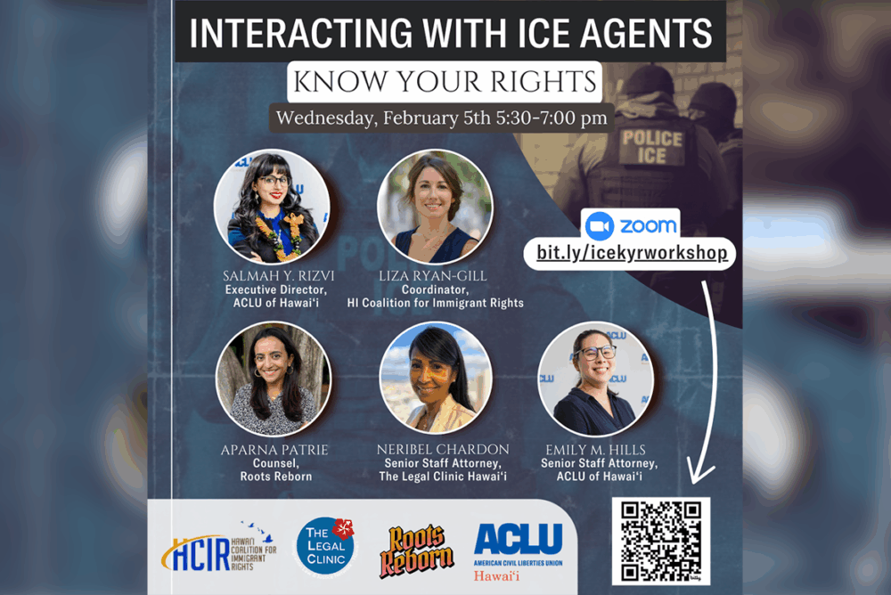 Interacting with ICE Agents - ACLU of Hawaii